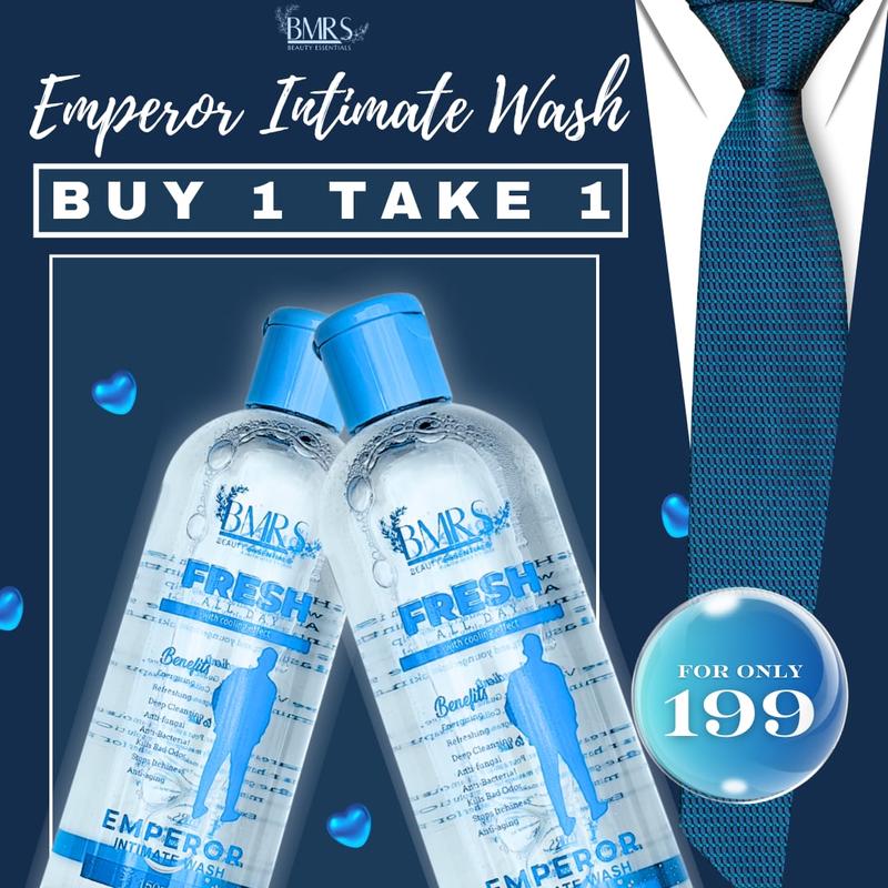 BUY 1 PLUS 1 EMPEROR MEN'S INTIMATE WASH BODY CARE - TikTok Shop ...