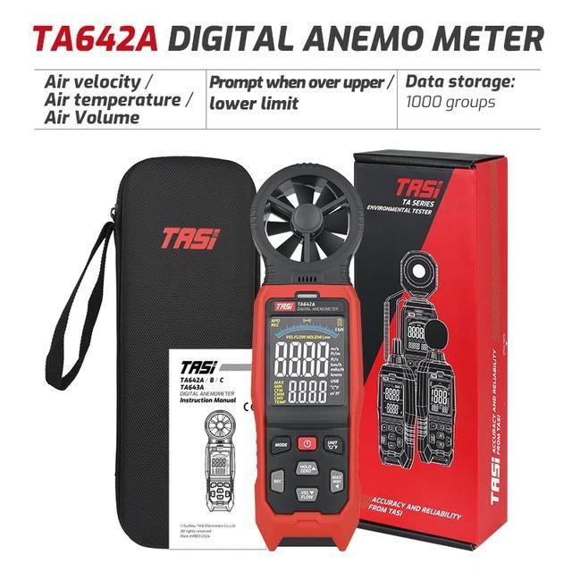 TASI TA642A TA642B Digital Anemometer Measuring Wind Air Flo - TikTok ...