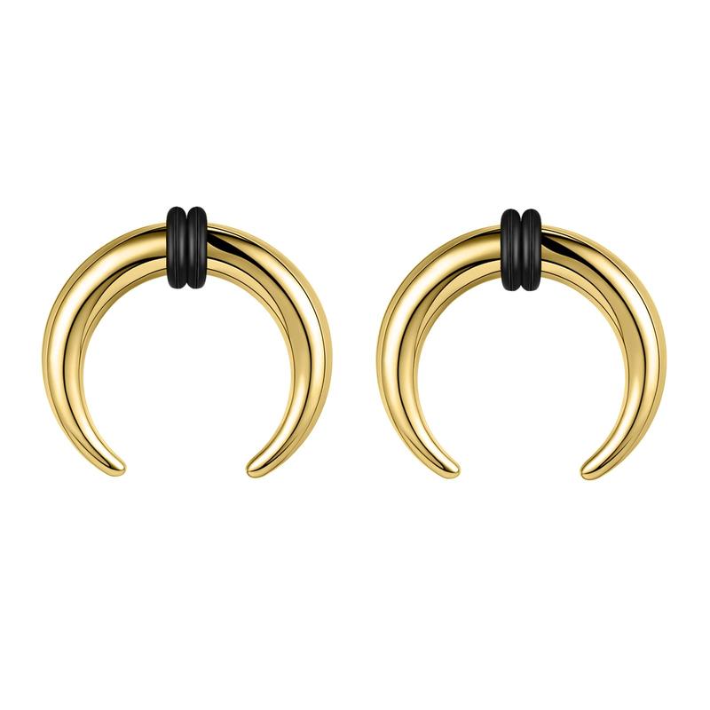 2pcs Pincher Tapers Septum Rings 2g 4g 6g 8g 10g 14g 16g Horseshoe ...