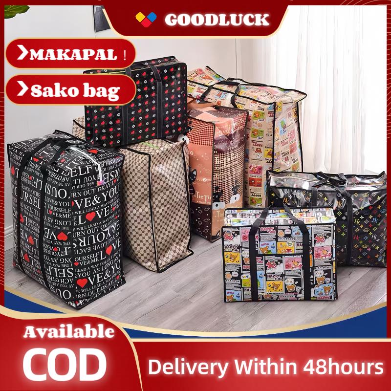 PH Makapal Sako bag with zipper rubberise bag S M L XL 2XL Travel ...