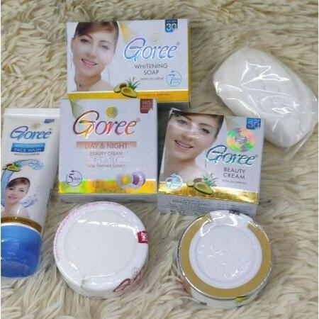 100%Original GOREE 4 IN 1 SET WHITENING SOAP, FACEWASH, BEAUTY - TikTok ...
