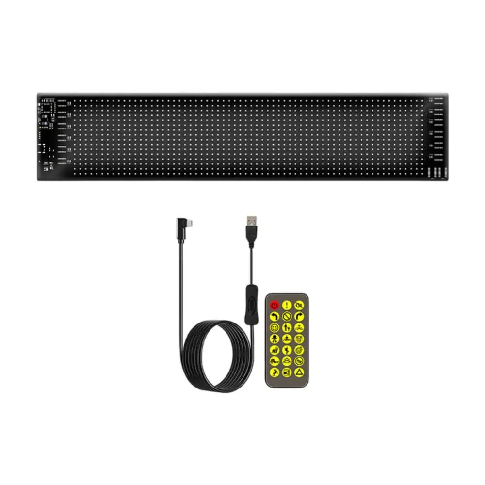 Car LED Matrix Panel IP65 Waterproof 5V USB for Store Party Festival ...