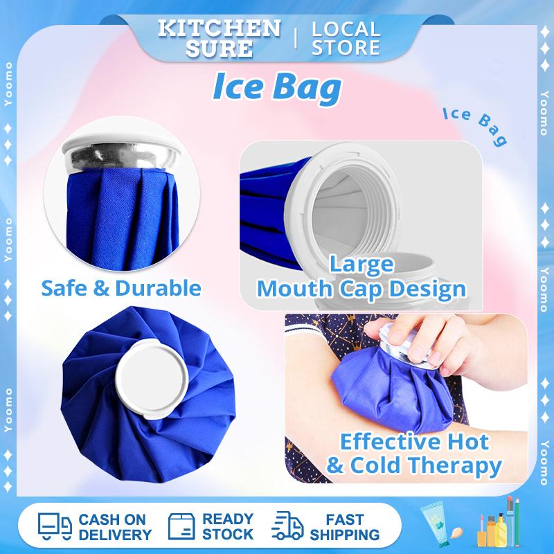 Ice Bag，Refillable Reusable Cold Hot Therapy Injuries Pain Relief ...