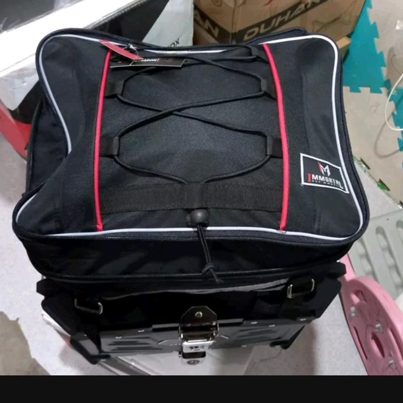 Immortal Top Box Bag with Double Reflector and Reinforced Velcro ...