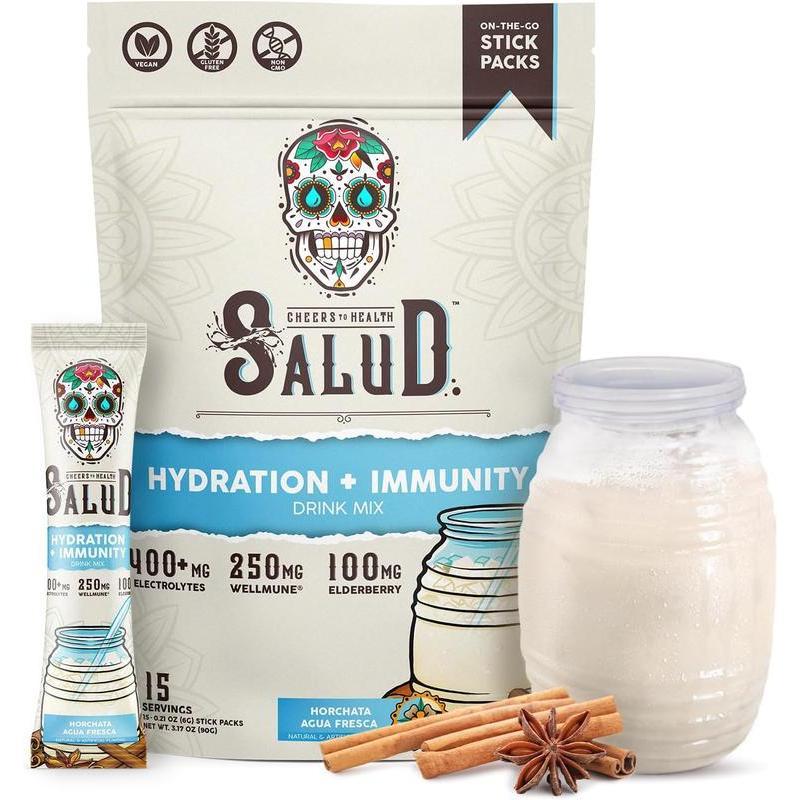 Salud 2-in-1 Hydration & lmmunityPackets -Horchata Flavor - with ...