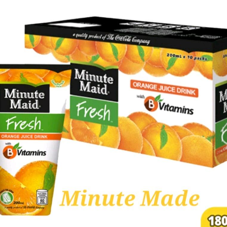 Minute Made Orange Flavor 180mLx10 Low Sugar - TikTok Shop Philippines
