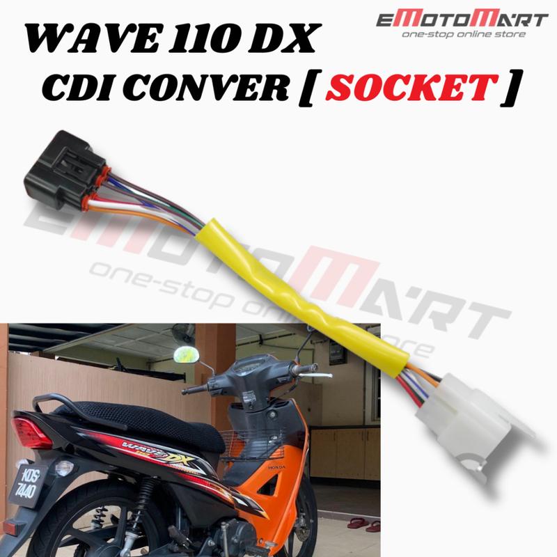 HONDA WAVE 110 DX CDI CONVERTER SOCKET [ ONLY ] / CDI RACING - TikTok ...