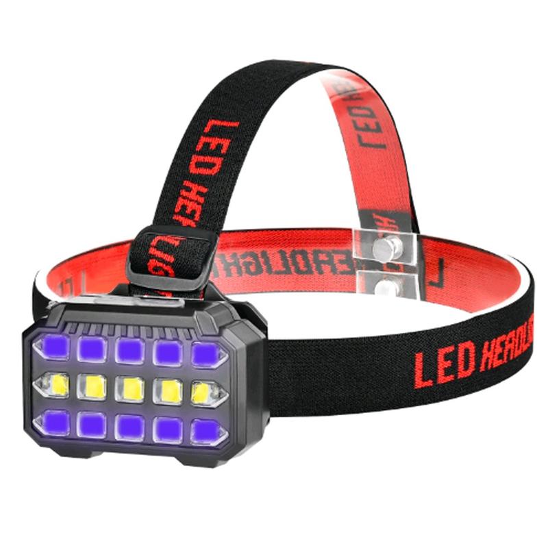 Senter Kepala Plus LED UV / USB Charging Headlamp - Shop | Tokopedia