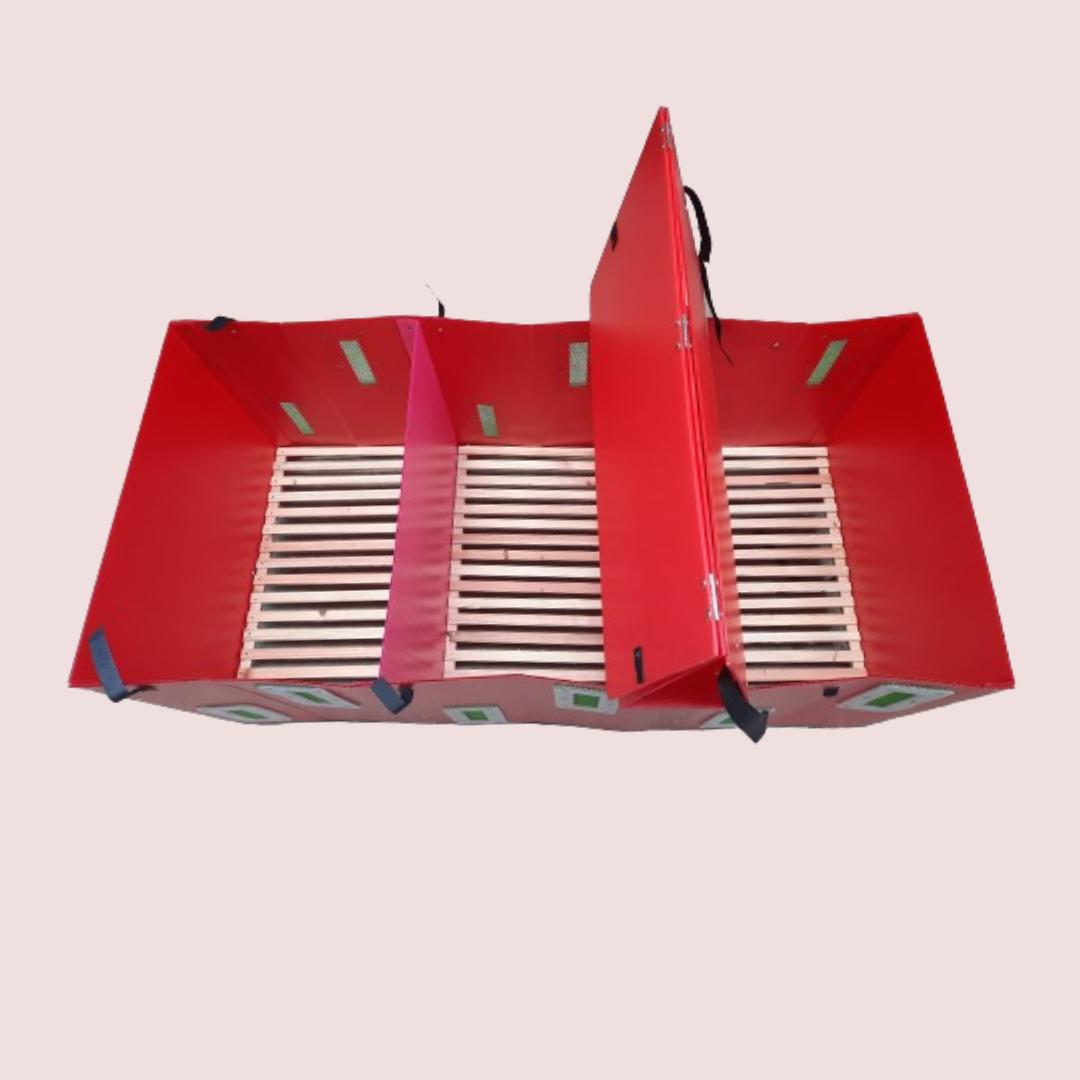 Plastic Folding Triple Cage for Gamefowl Derby - TikTok Shop Philippines