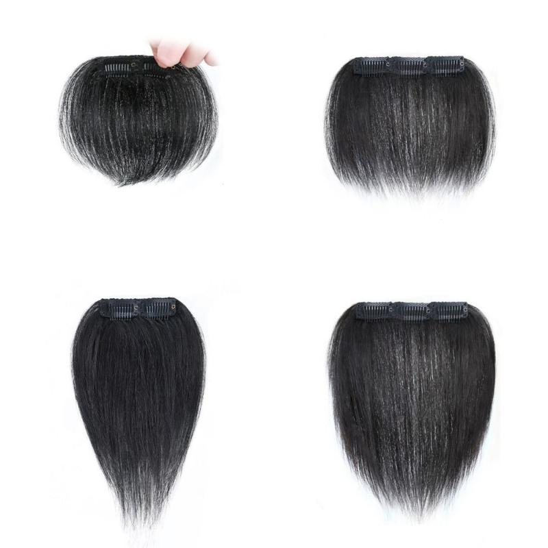 Frontal Hairpiece 10/15cm Human Hair Bangs High Forehead Fringe ...