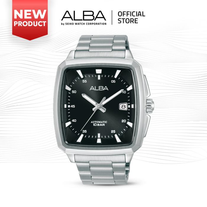Promo Alba Mechanical Jam Tangan Pria Kotak AU4043 / AU4043X1 Automatic ...