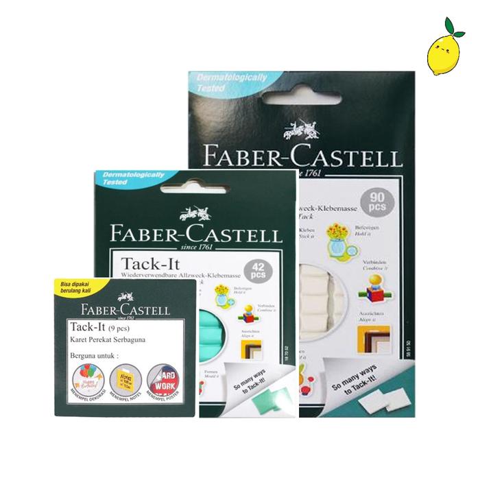 Jual Glue Tack / Lem Tempel / Adhesive Tack It Faber Castell Tack It ...