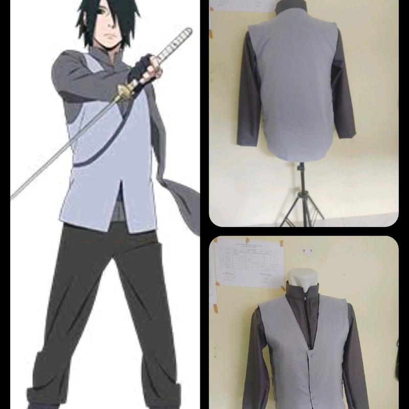 kostum uchiha Sasuke Gaiden ( baju+rompi) Karakter Kartun - Shop ...