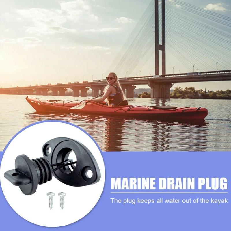 High Quality Black Marine Drain Plug PP Bung Hull Hole Drainage Sealing ...