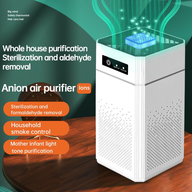 Air Purifier Negative Ion Formaldehyde Odor Removal Filter USB - TikTok ...