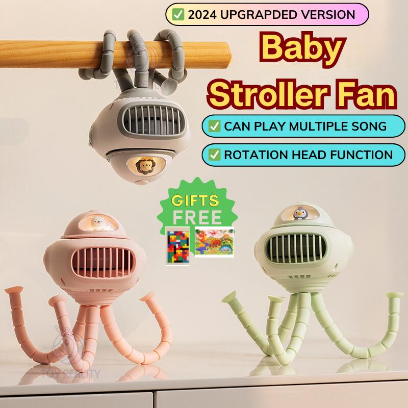 Local ShipBaby Stroller Fan Baby Pram Travel Mini Portable Clip ...