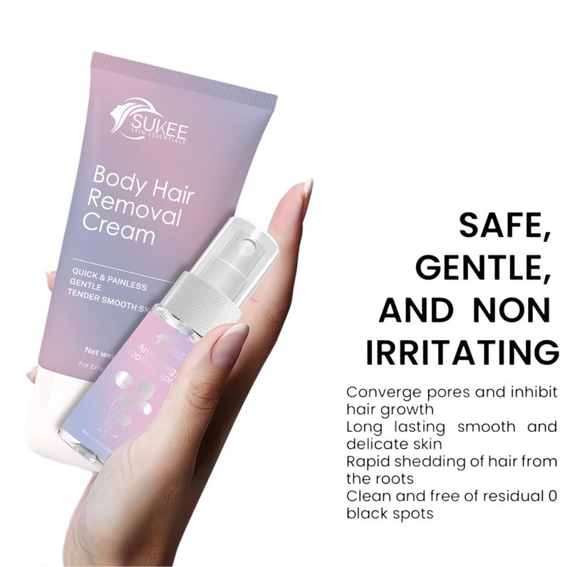 SUKEE Hair Removal Cream 60G with Anti-allergy Soothing Spra - TikTok ...