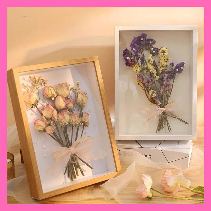 Frame For Dried Flower Wooden Shadow Box Flowers Frame Preservation ...