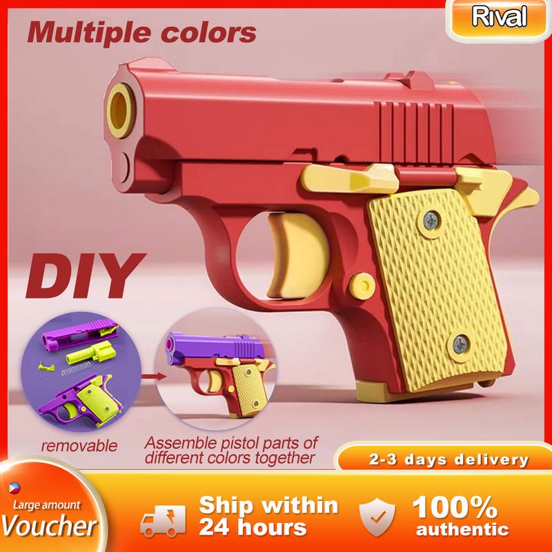 Turnip Toy Guns Colorful 3D Mini Carrot Gun Models Decompression ...
