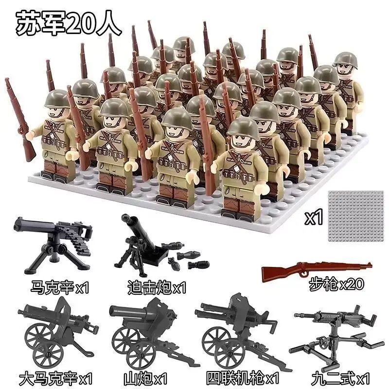 Blok Bangunan Lego, Serasi dengan 2025, Mainan Anak Patung Perang ...