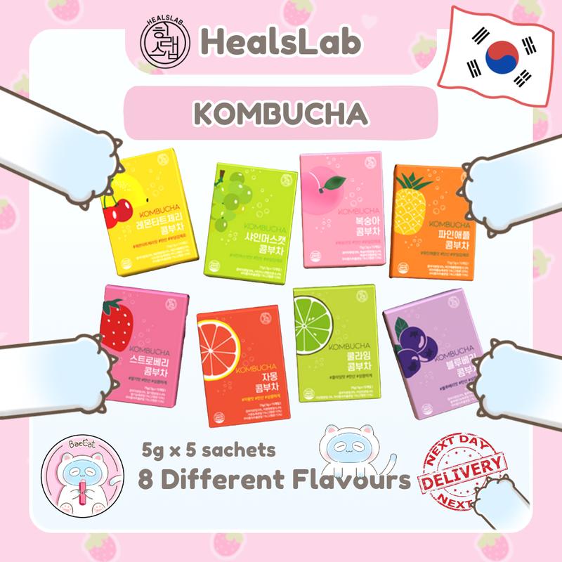 [Made in Korea] Kombucha 5 Sachets | Low sugar | Fruity Refreshing ...
