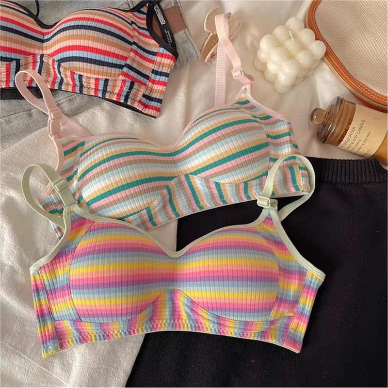 Cut Bra For Girls Wireless Seamless Anti-sagging Soft Skin-friendly ...