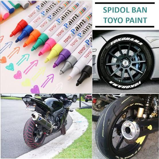 stationery spidol ban motor mobil permanent - Shop | Tokopedia