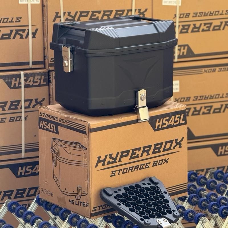 HYPERBOX TOP BOX HS45L DUAL LOCK SIDE OPEN MOTORCYCLE - TikTok Shop ...