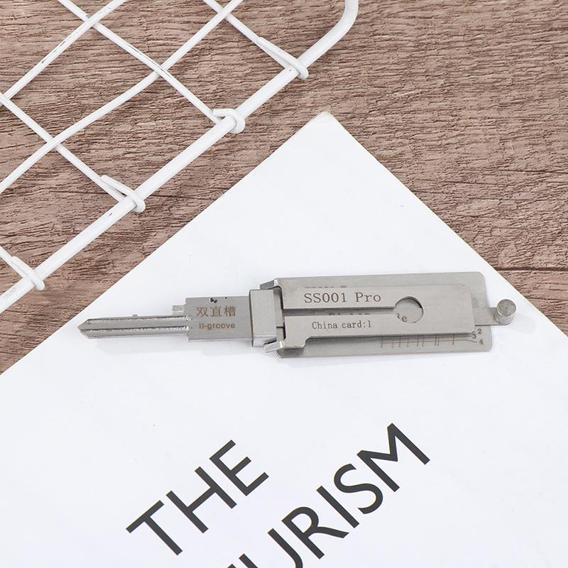 1Pc 2 in 1 Tools Ruler SS001 SS002 Decoder Civil Locks Professional ...