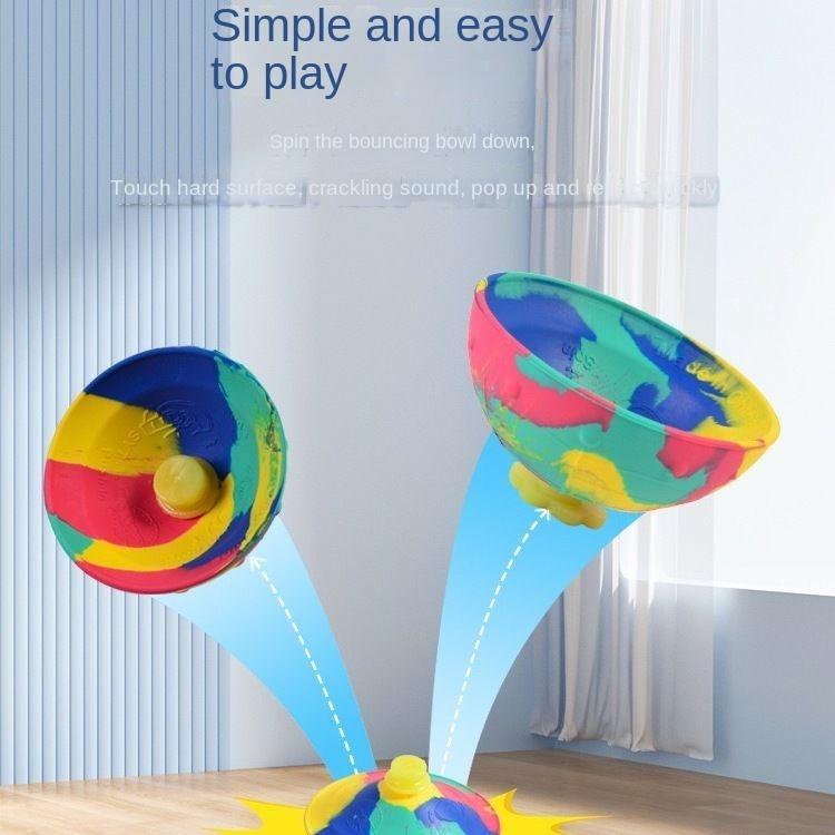 Creative Camouflage Half-Bouncing Bowl Toy - Magical Elastic - TikTok ...