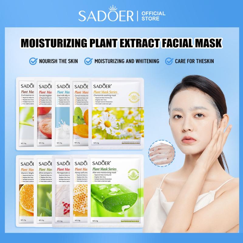 SADOER Korean Facial Mask Natural Essence Hydrating, Hydrating ...