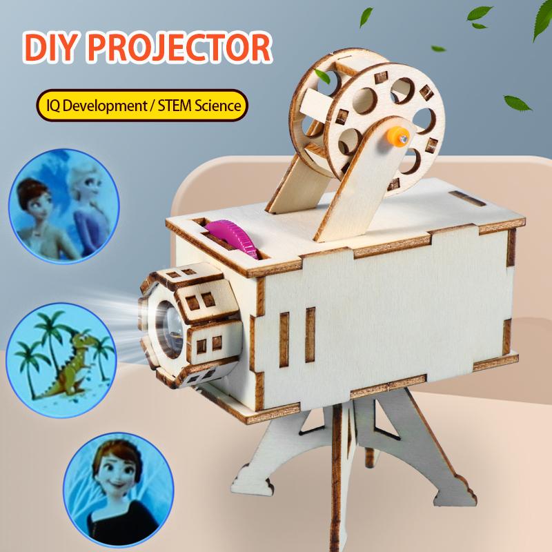 STEM Wooden Projector Model Puzzle Science Experiment Kit DI - TikTok ...