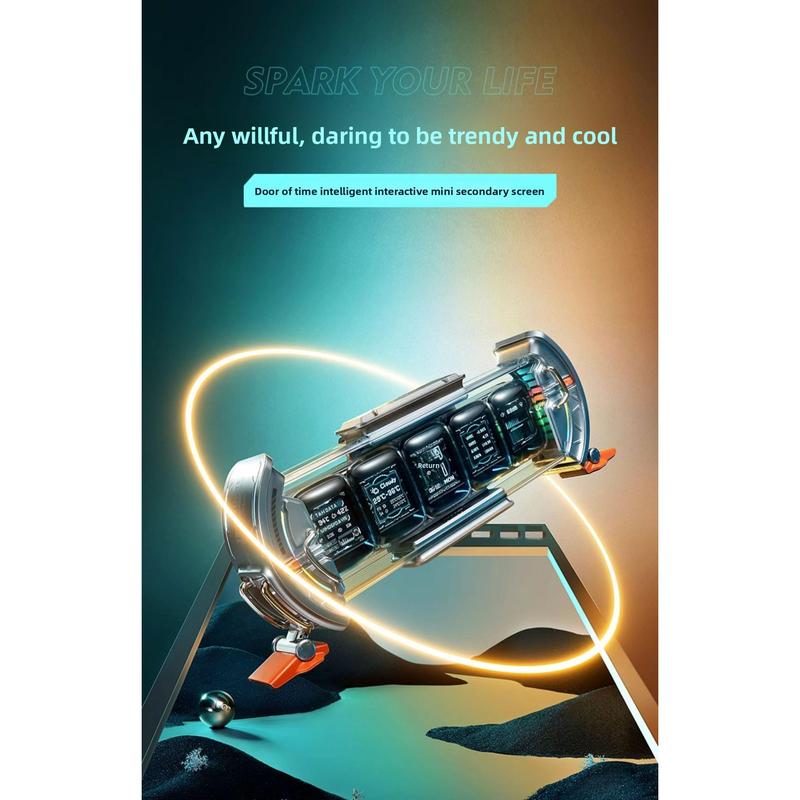 Time Gate Pixel Any Screen Nixie Tube Clock Desk Tower Gaming Clock ...