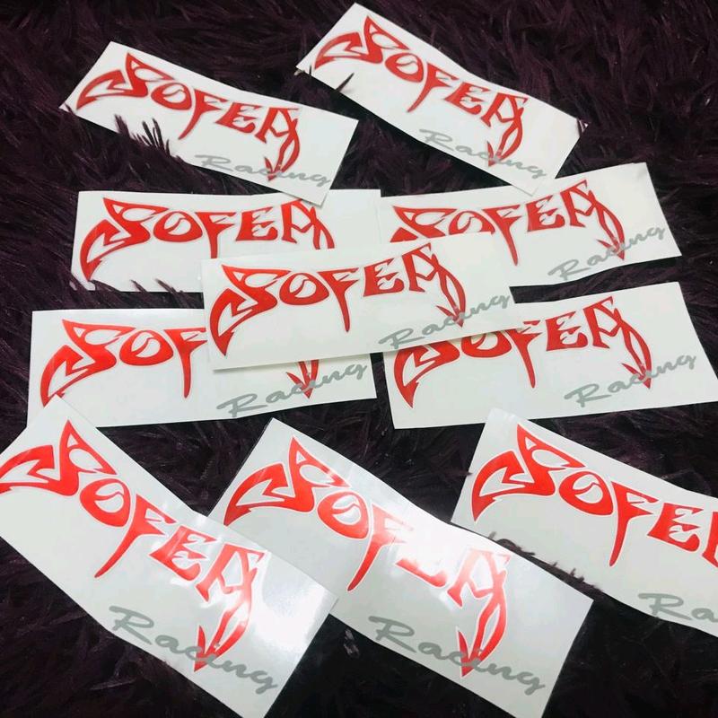 sofea racing merah putih original Sticker - TikTok Shop Malaysia