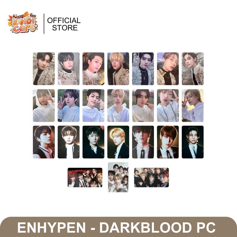 [OFFICIAL] ENHYPEN DARKBLOOD PHOTOCARD WITH TOPLOADER 1 EACH - TikTok Shop Philippines