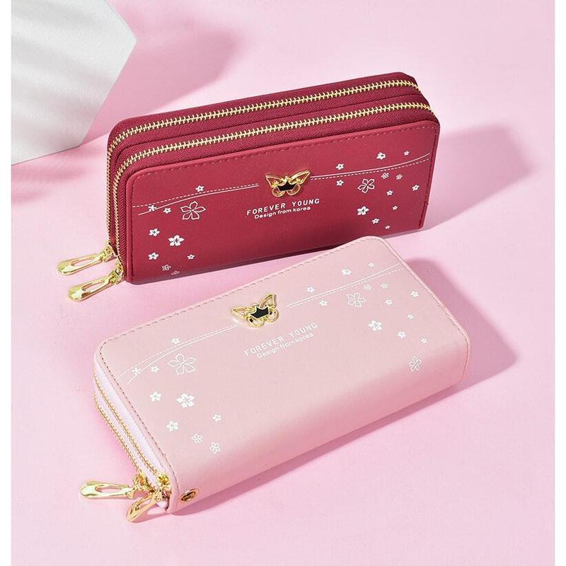 Beg Duit Perempuan / Double Zip / Wallet For Women / Purse Perempuan ...