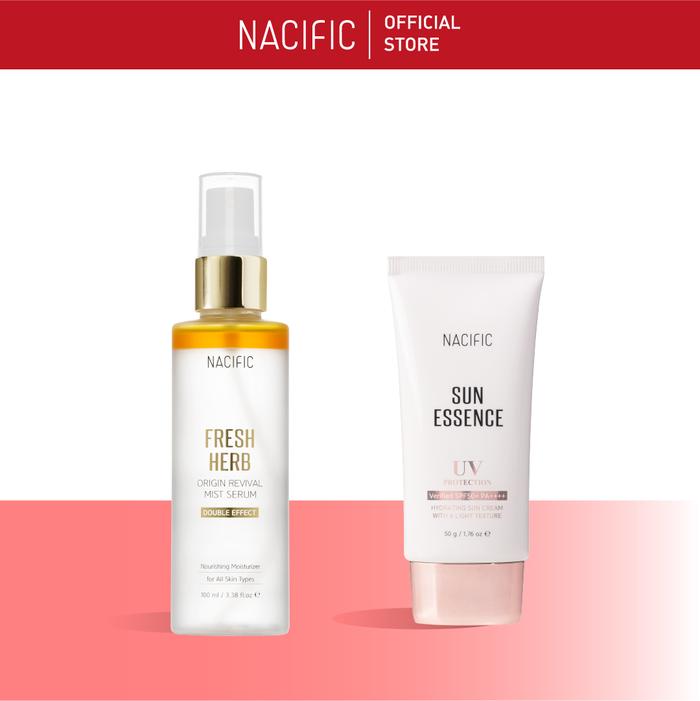 Promo SET Bundling Nacific Sun Essence UV Protection 50gr+Fresh Herb ...