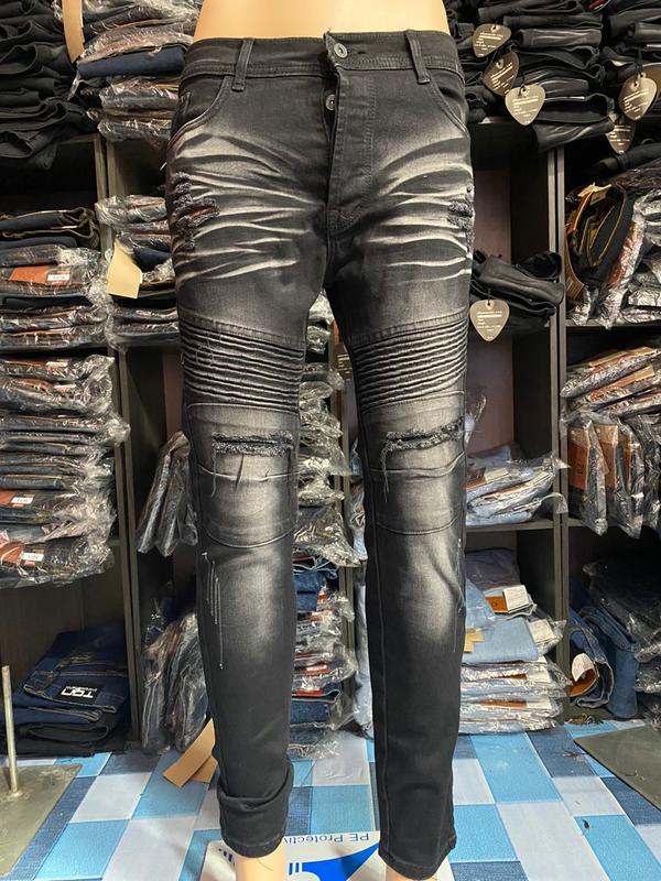 SAIZ 28-40 Seluar Jeans Lelaki Cutting SKinny Style Koyak - TikTok Shop ...