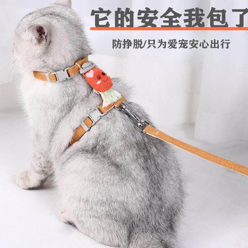 Cat Pulling Rope Vest-Style Chest Strap Outing Exclusive for Cats Anti ...