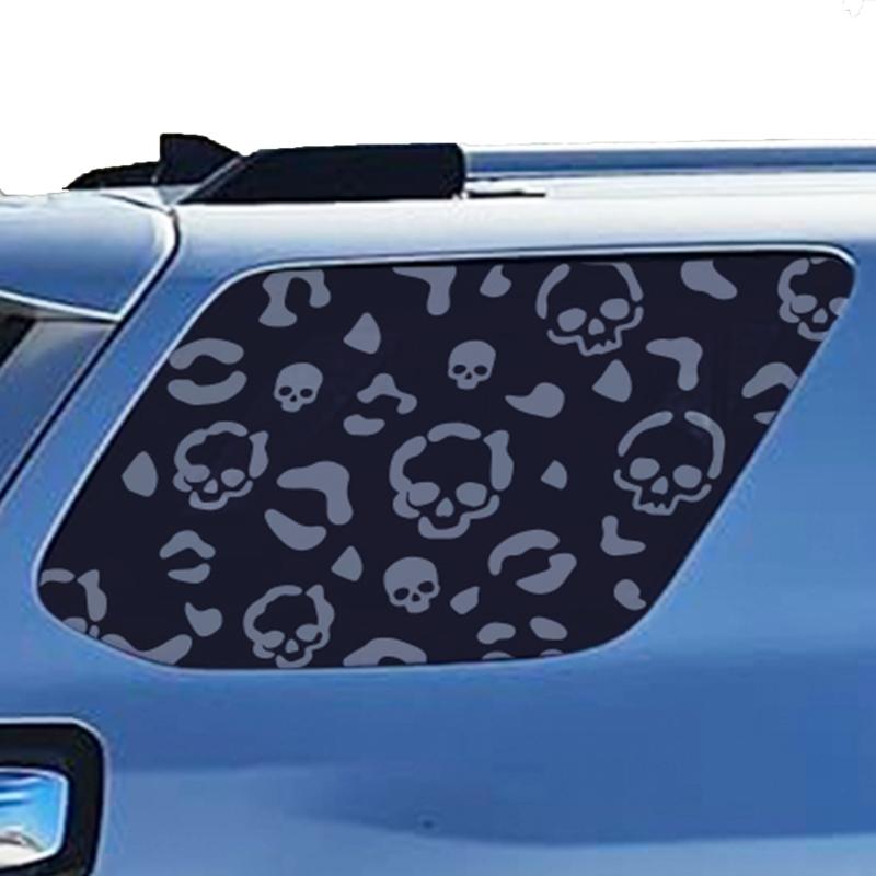 for Toyota 4Runner 2010-2024 Rear Side Window Skull Decal Sticker ...