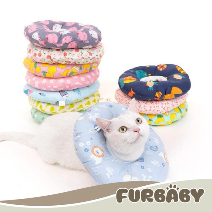 Promo Puffy Collar Cone Kucing Anjing Bantal Pelindung Leher Bantalan ...