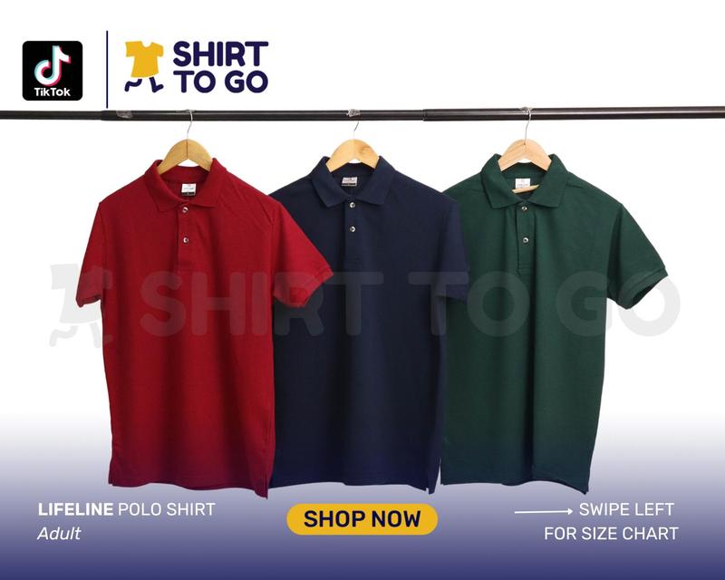 LIFELINE POLO SHIRTS - MOSS GREEN/ BERRY RED/ NAVY BLUE Clothing ...