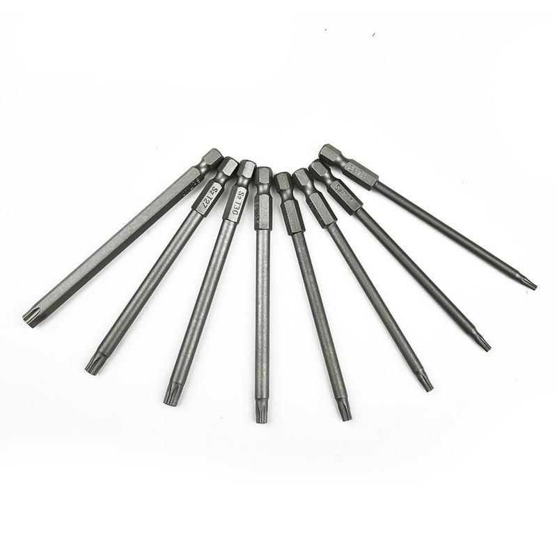 1PC Magnetic for Torx Screwdriver Bit 100mm Long T8,For T10,T15,T20,T25 ...