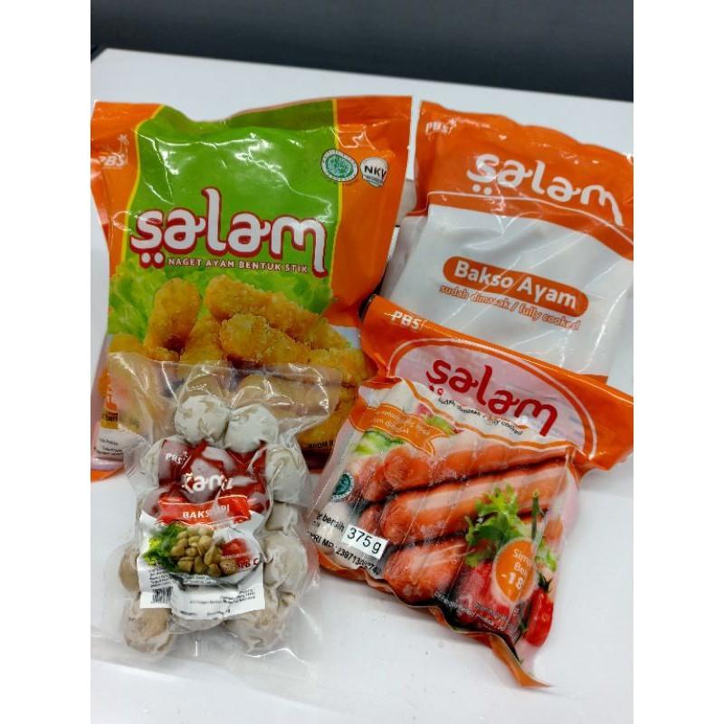 Salam All Varian Sosis bakar Nugget Baso ayam sapi sosis besar mini ...