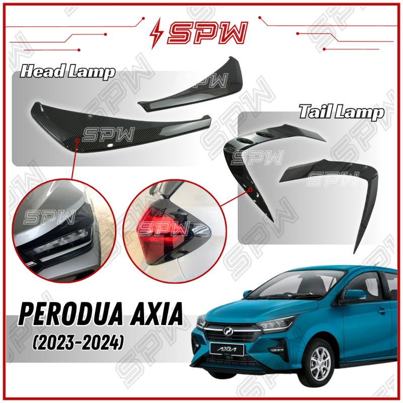 Perodua Axia (2023-2024) Headlamp Taillamp Lip Head Tail Light - TikTok ...