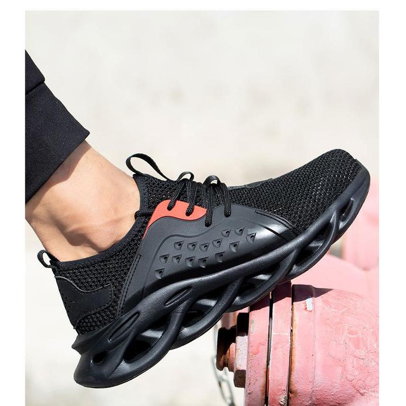 Men's Summer Mesh Flyknit Anti-Smashing and Anti-Penetration - TikTok ...