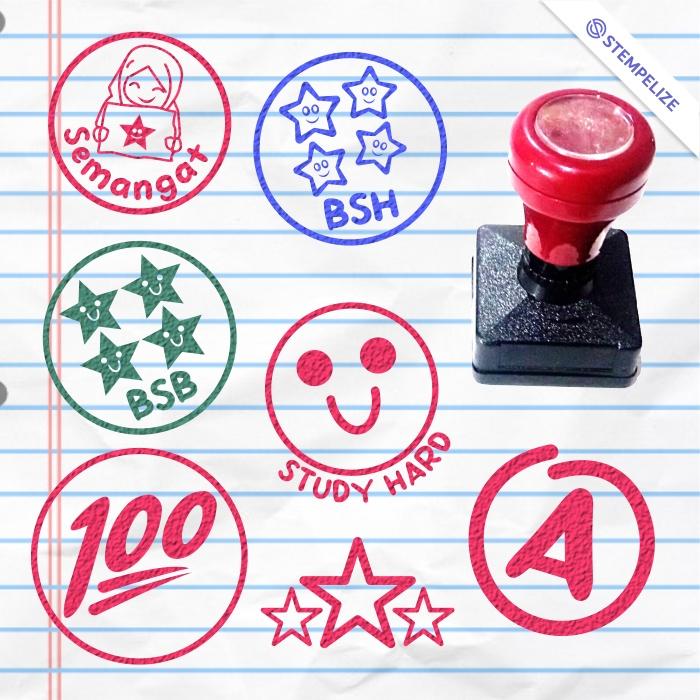 Jual Stempel Penilaian Anak TK / Paud / Bintang / Nilai / Karakter ...