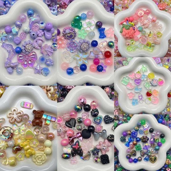 Acrylic Beads Mix(16mm)-Beading making-Bead Assortmens-DIY - TikTok Shop