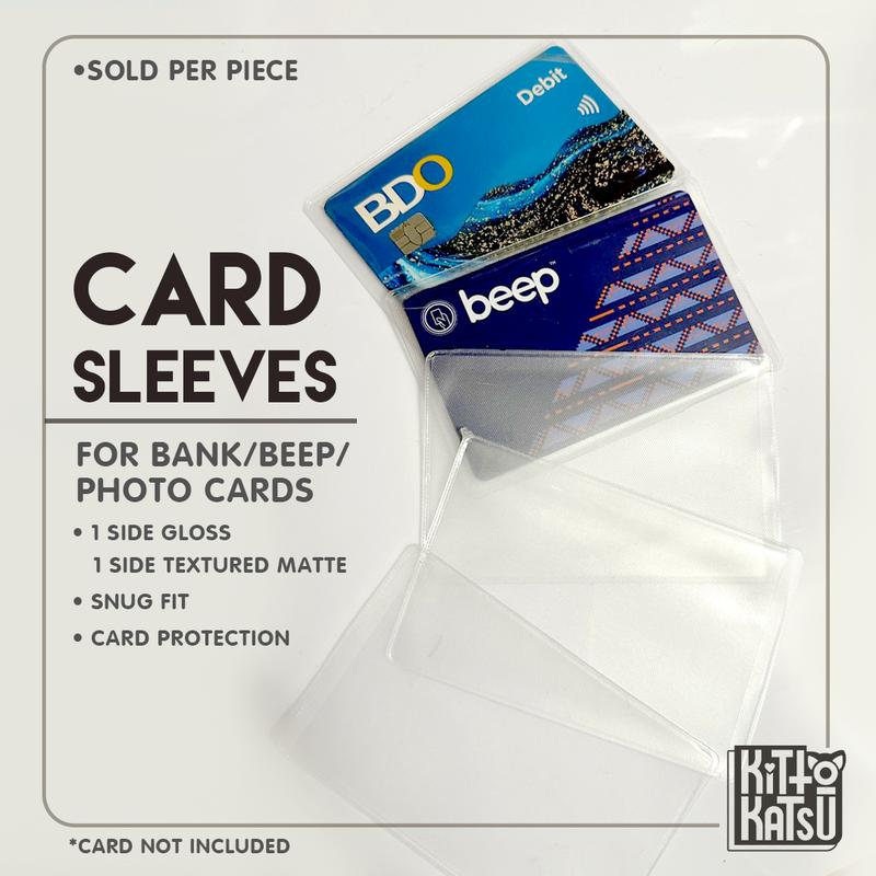 Card sleeve PVC card protection for bank beep loyalty cards Sold ...