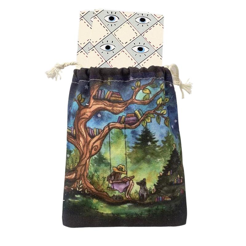 Swing Pattern Tarot Card Storage Bag | Board Game Drawstring - TikTok ...